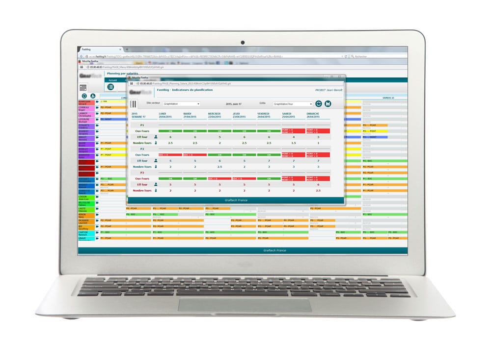 Gestion des plannings - Fastilog - gestion des temps et des activités Gestion des plannings - Fastilog - gestion des temps et des activités