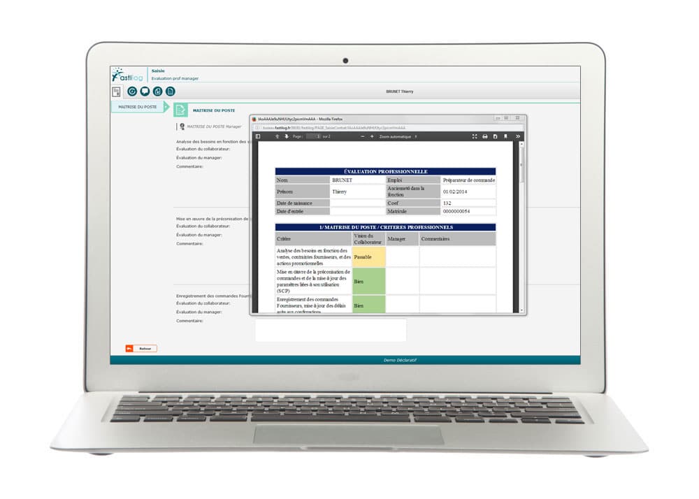 Gestion des entretiens individuels avec Fastilog, logiciel RH complet Gestion des entretiens individuels avec Fastilog, logiciel RH complet